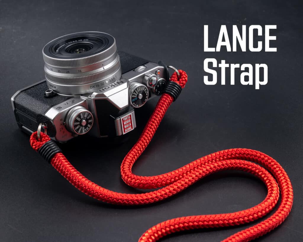 สายคล้องกล้องเชือก Lance Red สีแดง 36 นิ้ว - CamGadgetWorld