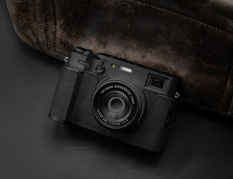 เคส Fuji X100VI Milicase สีดำ ฐานดำ Leather Case - CamGadgetWorld