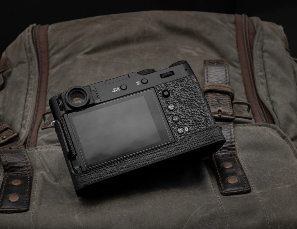 เคส Fuji X100VI Milicase สีดำ ฐานดำ Leather Case - CamGadgetWorld