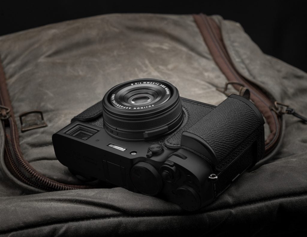 เคส Fuji X100VI Milicase สีดำ ฐานดำ Leather Case - CamGadgetWorld