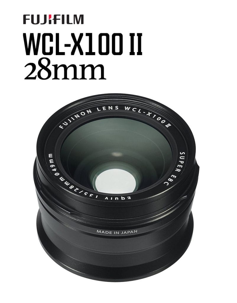 Fuji WCL-X100 II Black Wide Conversion Lens - CamGadgetWorld