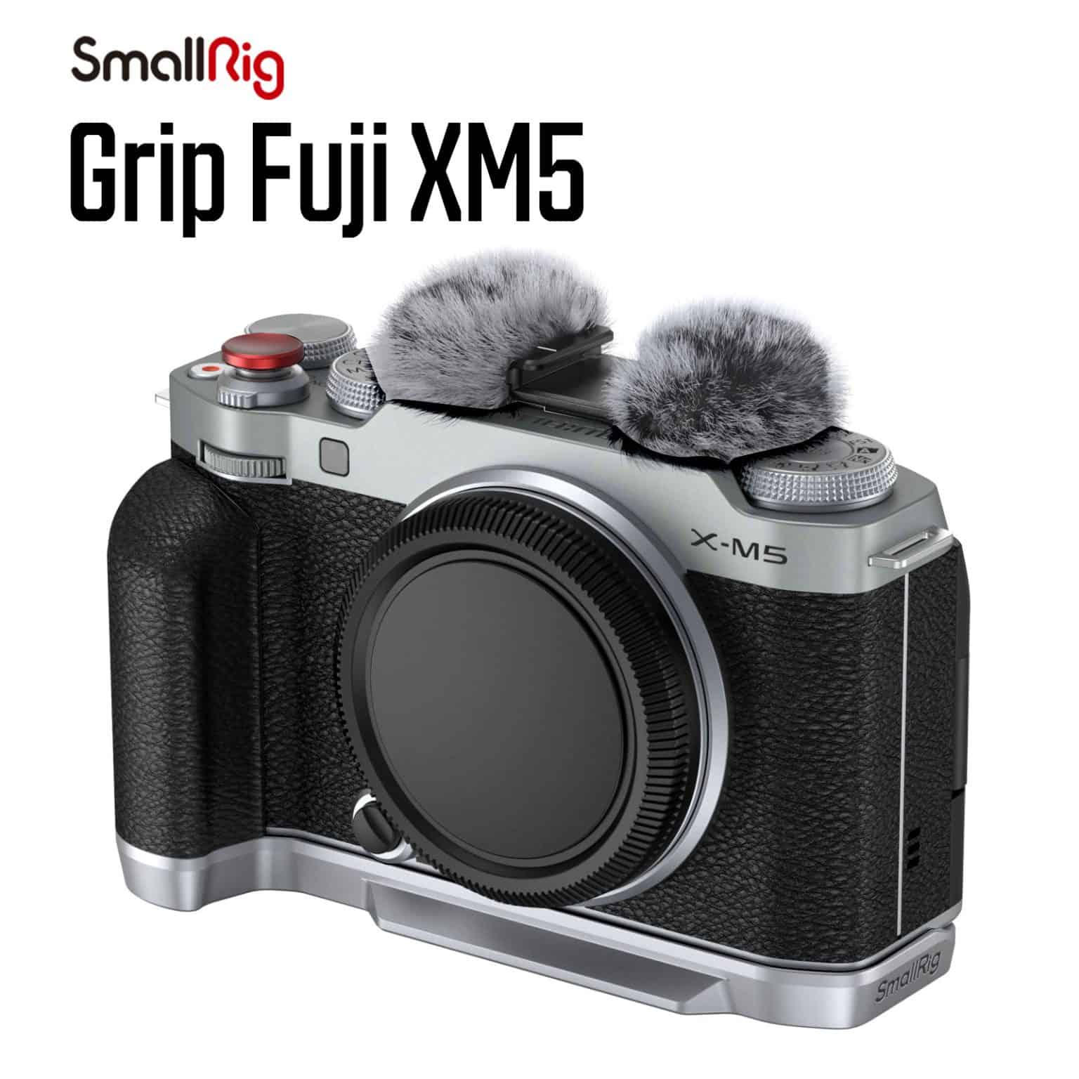 Grip Fuji XM5 สีเงิน กริป SmallRig 4875 - CamGadgetWorld